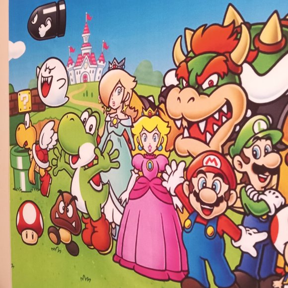 Custom Pixel Creations | Video Games & Consoles | Mario Gang Banner ...